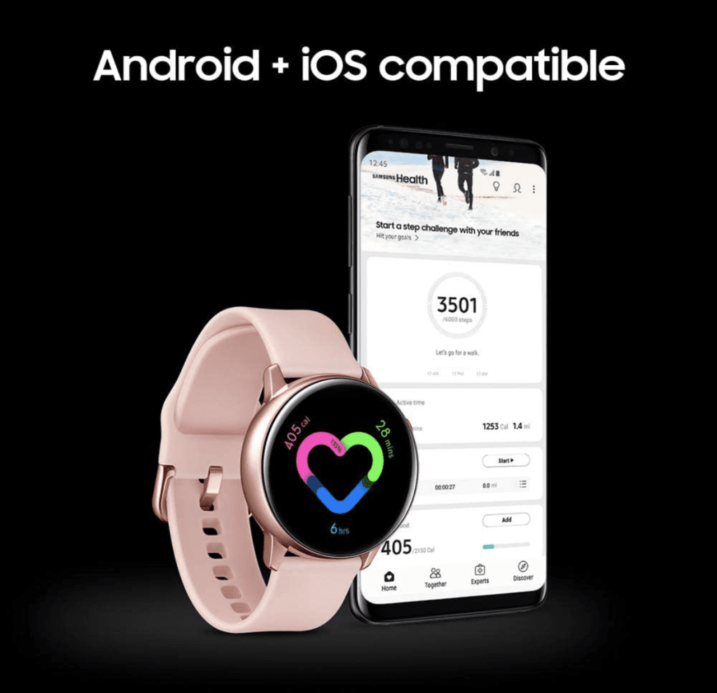 Buy Pre- owned – SAMSUNG Galaxy Watch Active (40MM, GPS, Bluetooth ...
